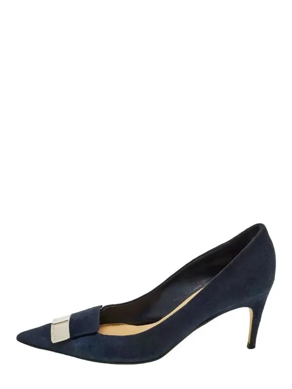 SERGIO ROSSI Sr1 Pointed-toe Pumps - Blue
