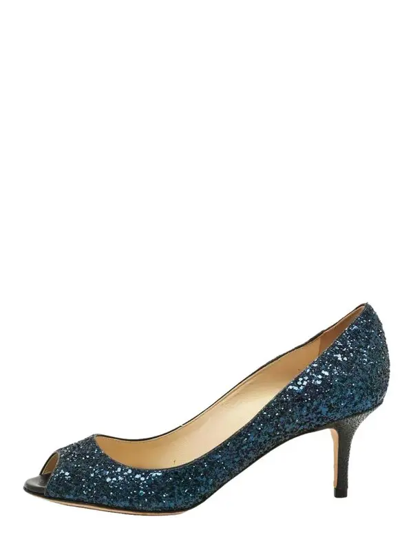 JIMMY CHOO Romy Peep-toe Pumps - Blue