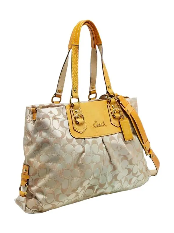 COACH VINTAGE Ashley Signature Tote Bag - Neutrals