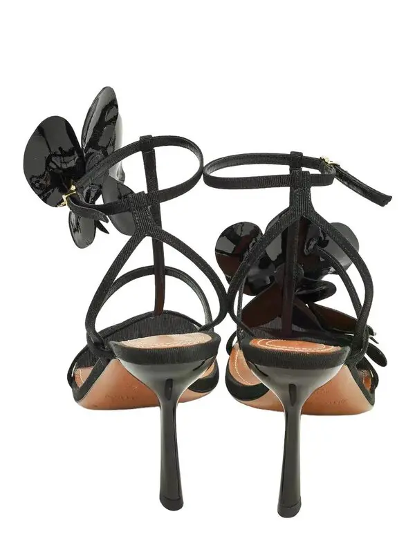 424 Orchid Ankle-strap Sandals - Black