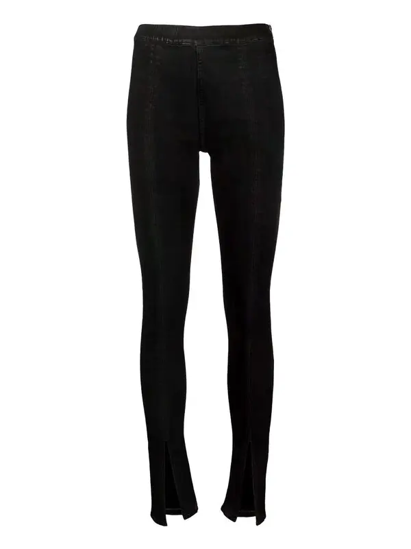 Rick Owens Slit Front Leggings - Black