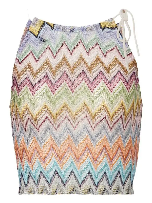 Missoni Zigzag Lamé Halter Top - Multicoloured