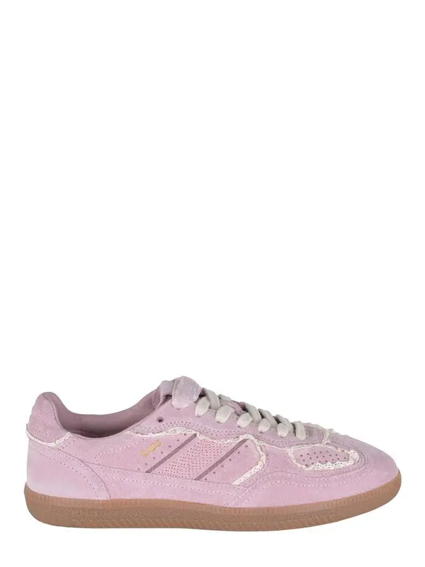 ALOHAS Crochet Trim Low-top Sneakers - Pink