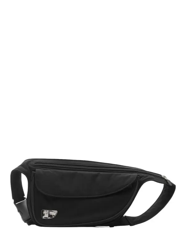 Burberry Logo Detailed Zip-up Belt Bag - Black