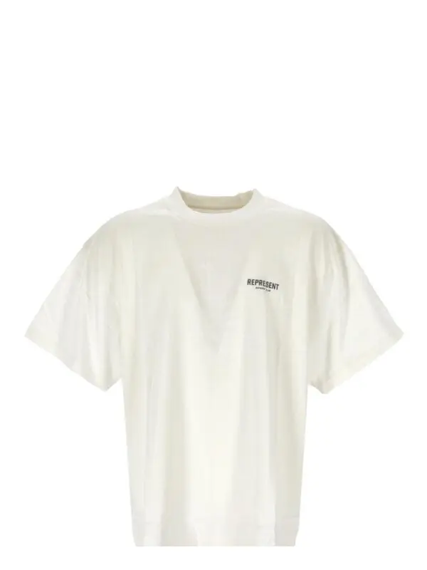 REPRESENT Logo Print T-shirt - White