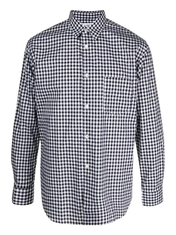 Comme Des Garçons Forever Checked Shirt - Gray