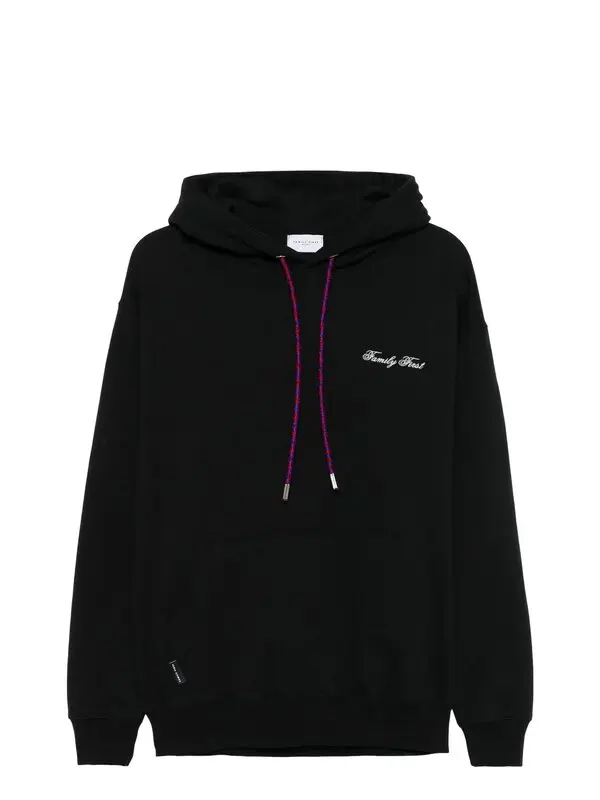 FAMILY FIRST Hooded Sweatshirt - Black