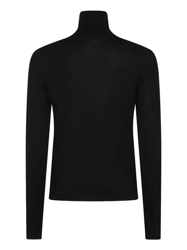 Max Mara Turtleneck Long-sleeved Jumper - Black