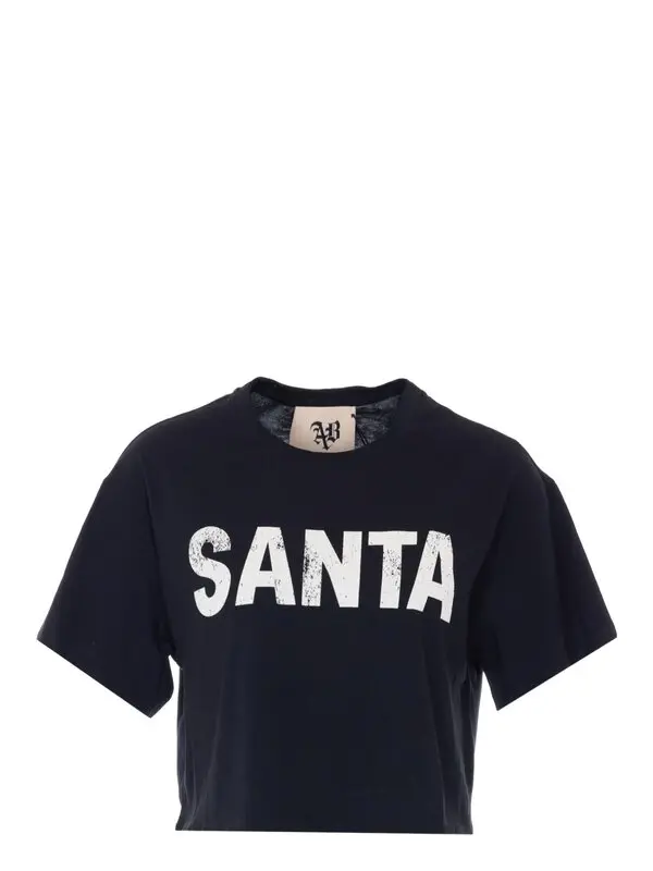 ANIYE BY Cropped Logo T-shirt - Black