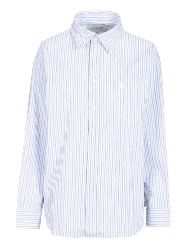 Carhartt Striped Button-up Shirt With Pocket - No