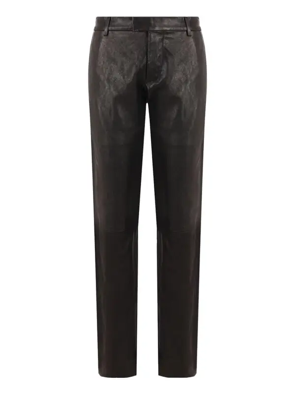 ANN DEMEULEMEESTER Espen Cropped Skinny Trousers - Black