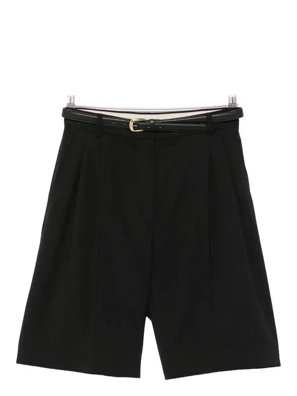 Max Mara Belted Shorts - Black