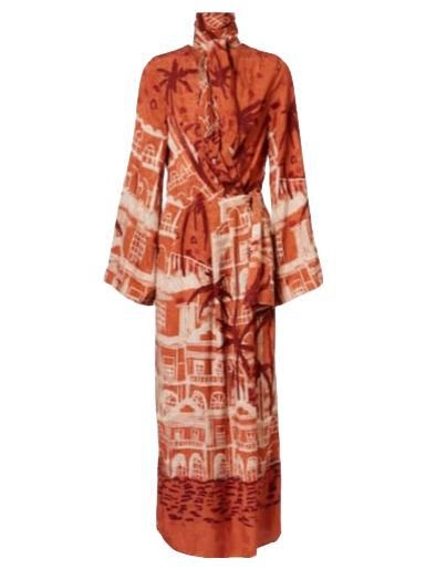 Johanna Ortiz Ollantay Jacquard Midi Dress - Multicolor