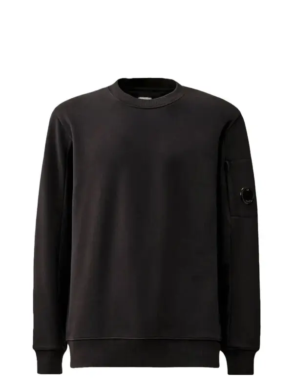 C.P. COMPANY Logo Detail Sweatshirt - Black