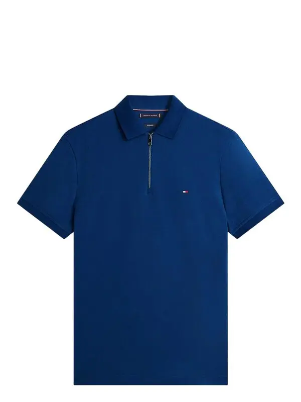 Tommy Hilfiger Short-sleeved Polo Shirt - Blue