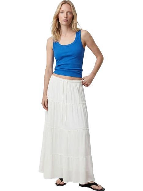 Koton Zdnu 81041892 Scoop Neck Ribbed Cotton Tank Top - Blue