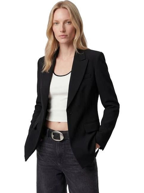 Koton Zdnu 81041892 Classic Tailored Long Sleeve Blazer - Black