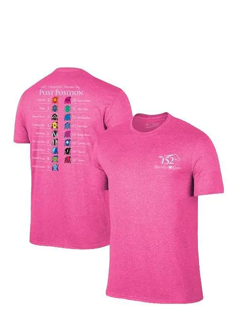 The Original Retro Brand Original 152nd Kentucky Oaks Post-position T-shirt - Pink