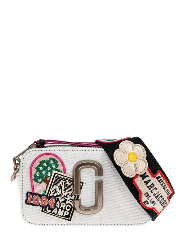 Marc Jacobs Patchwork Cotton Camera Bag - Blue