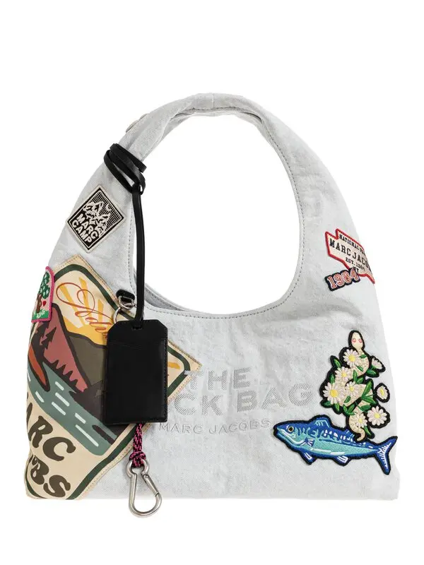 Marc Jacobs Patchwork Hobo Bag - Light Blue