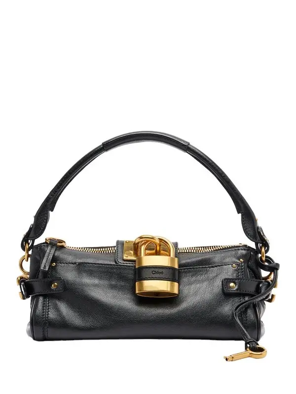 Chloé Paddington Small Leather Shoulder Bag - Black