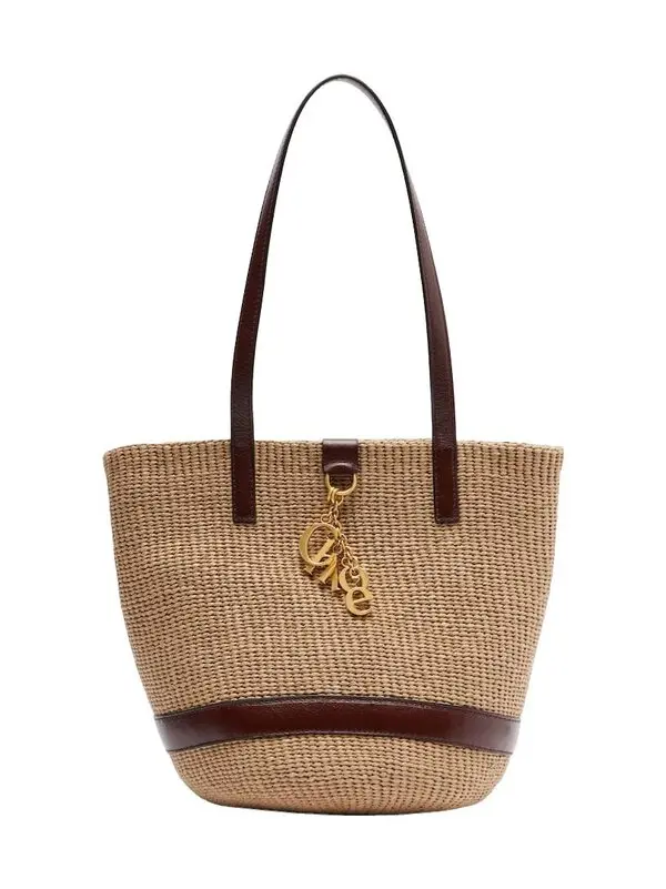 Chloé Medium Basket Bag - Beige