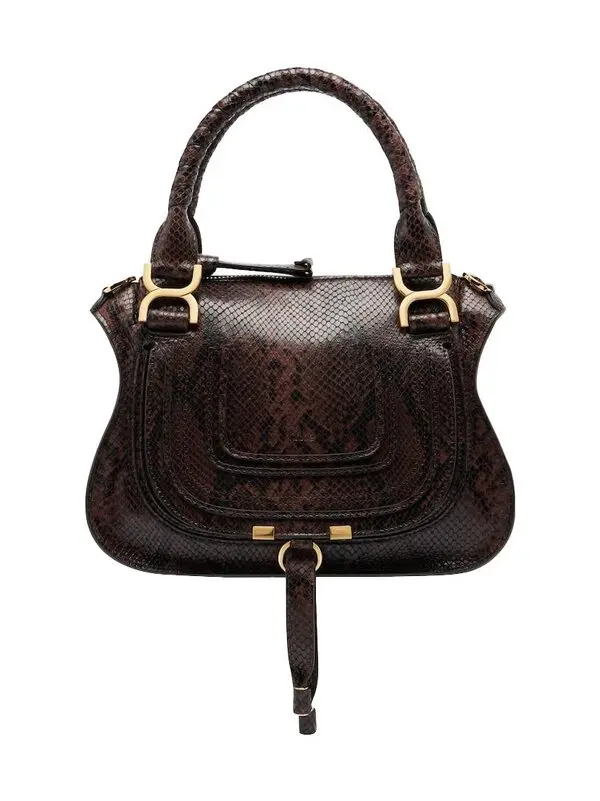 Chloé Marcie Small Top-handle Bag - Brown