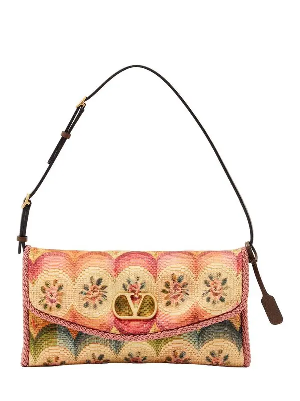 Valentino Garavani Small Floral Jacquard Shoulder Bag - Multicoloured