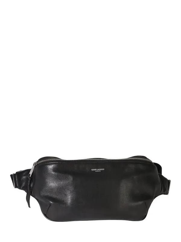 Saint Laurent Smooth Calfskin Belt Bag - Black