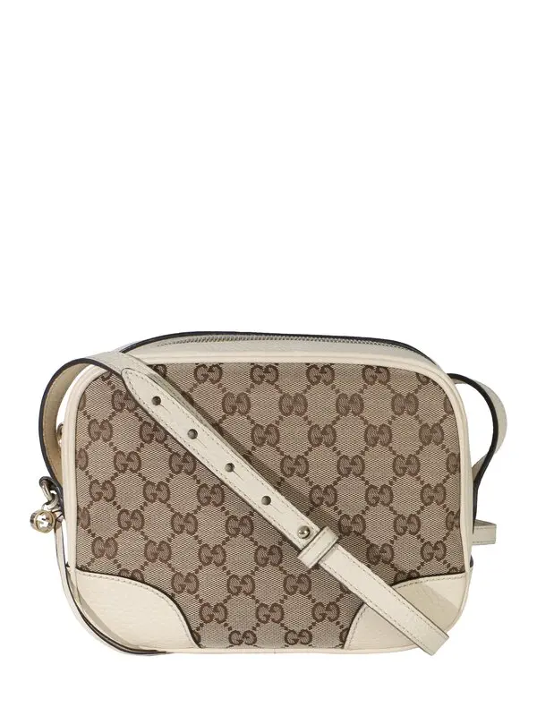 Gucci Gg Canvas Messenger Bag - Beige