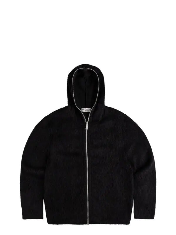 Our Legacy Full-zip Long-sleeved Hoodie - Black