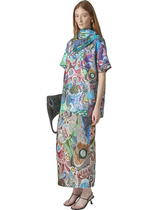 HEIRLOME Irene Skirt In A. Vazquez Print - Multicolor
