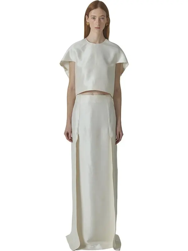 HEIRLOME Florence Maxi Skirt - Ivory