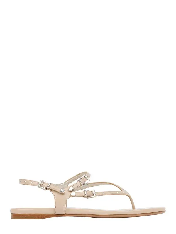 Chloé Susanna Flat Sandals - Nude