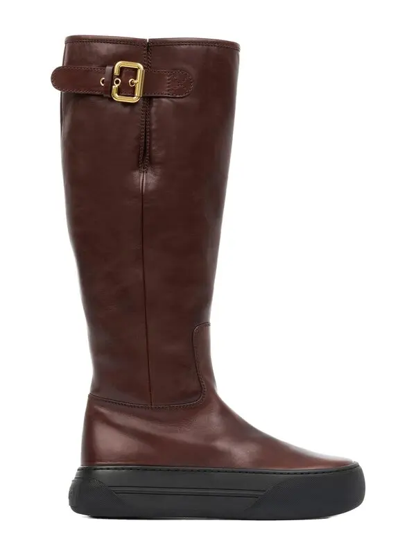 Chloé Delia Knee-high Boots - Sooty Brown