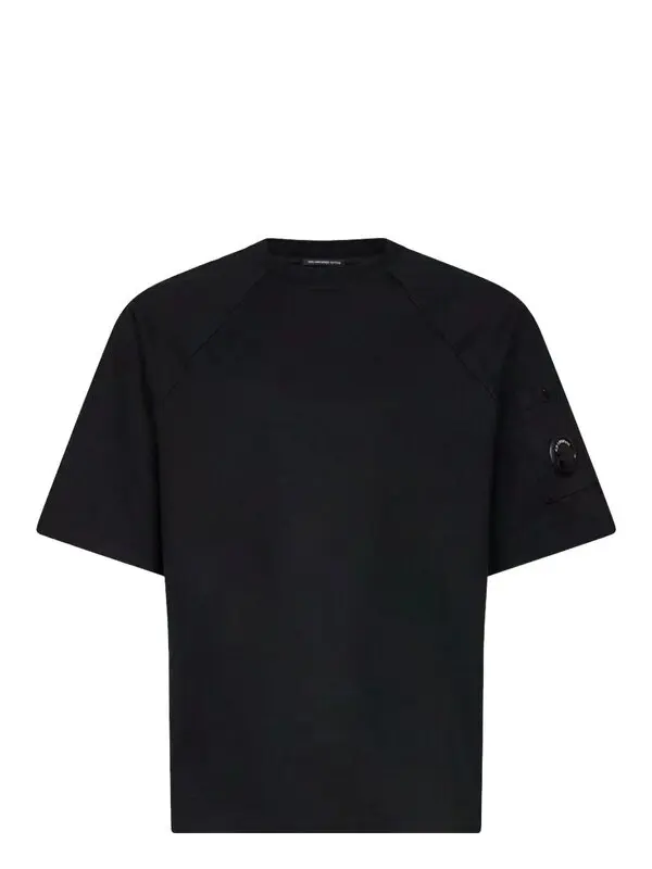 C.P. COMPANY Lens Raglan-sleeve T-shirt - Black