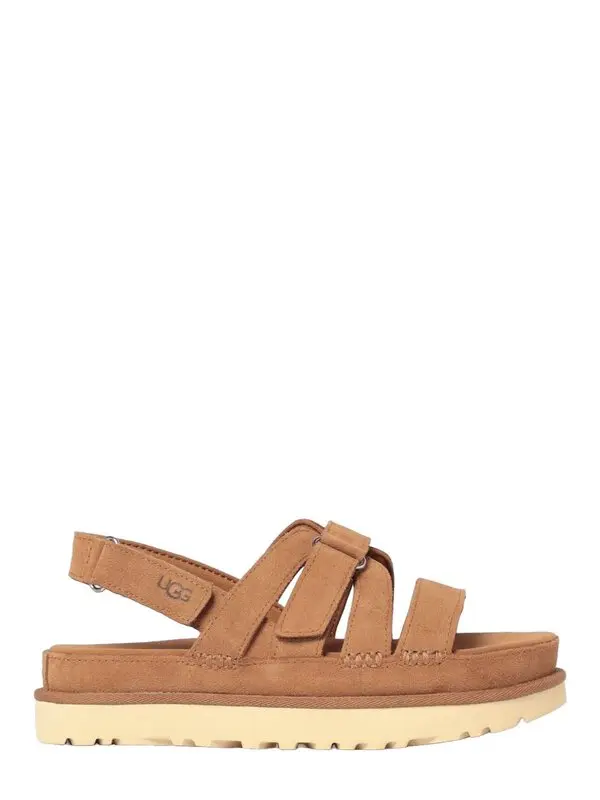 UGG Goldenstar Gleam Suede Sandals - Brown