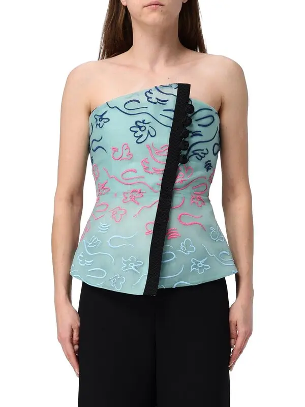 Emporio Armani Corset Top - Grey