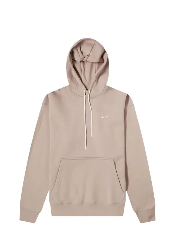 Nike Solo Swoosh Hooded Sweatshirt - Brown