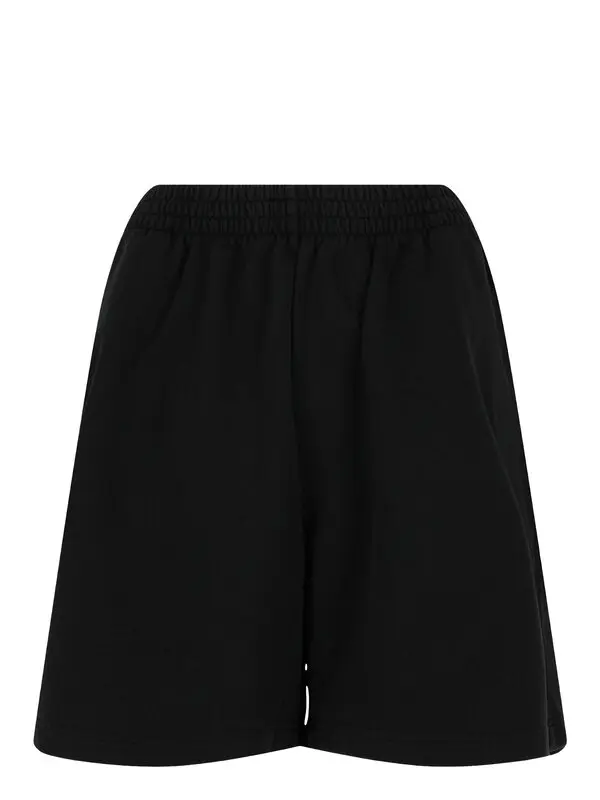 Balenciaga Bb Paris Icon Sweatshorts - Black