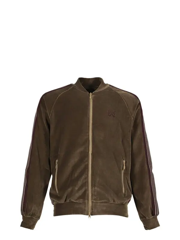 Needles Rib Collar Track Jacket - Tan