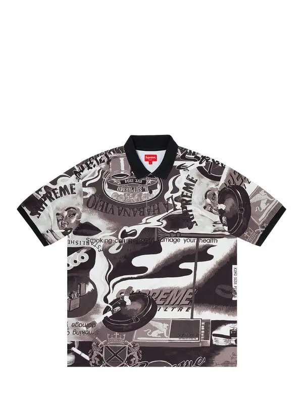 Supreme Filtre Polo Shirt - Black