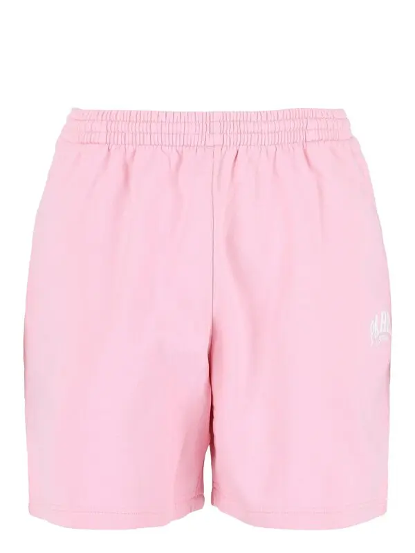 Balenciaga Limited Edition Paris Logo Sweat Shorts - Pink