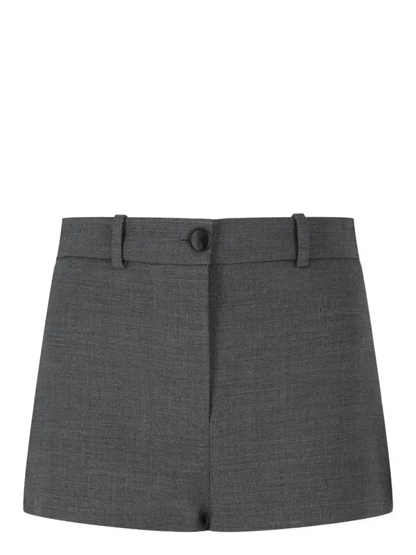 FERRAGAMO Tailored Culotte Shorts - Grey