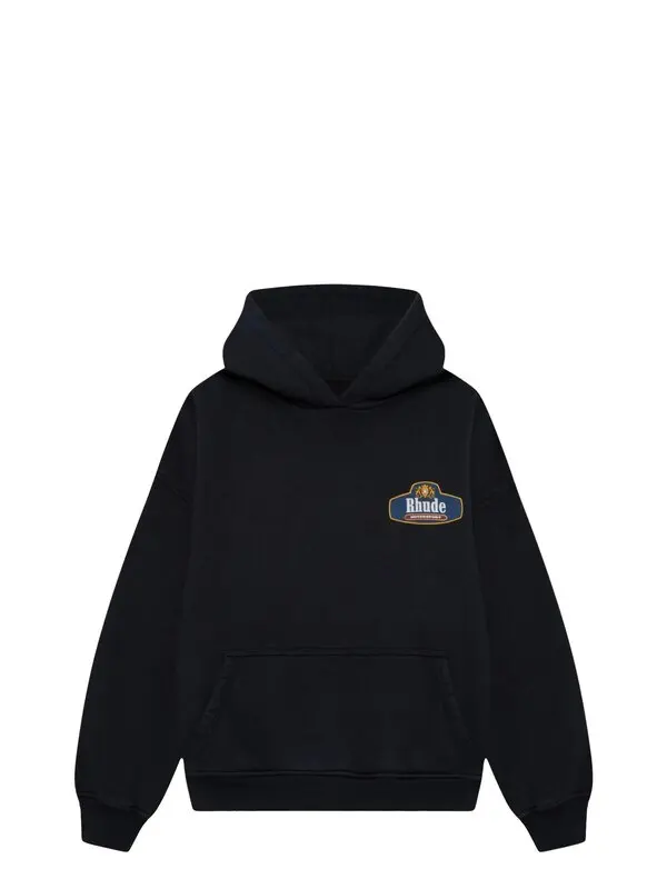 Rhude Safari Crest Hoodie - Black