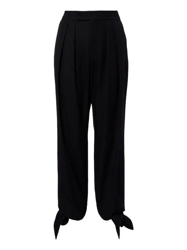 Chloé Virgin Wool Balloon Pants - Black