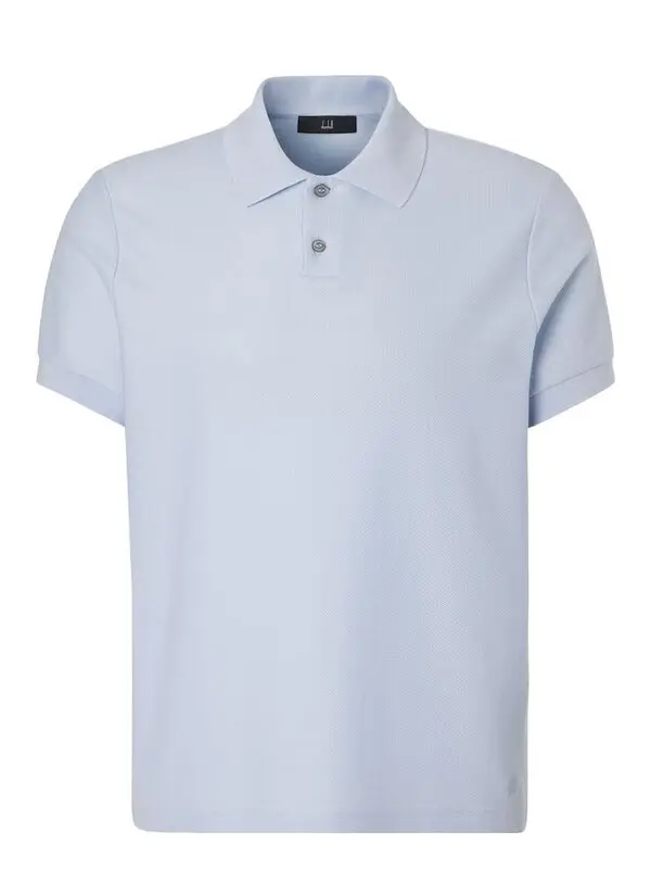 Dunhill Cotton Polo Shirt - Blue