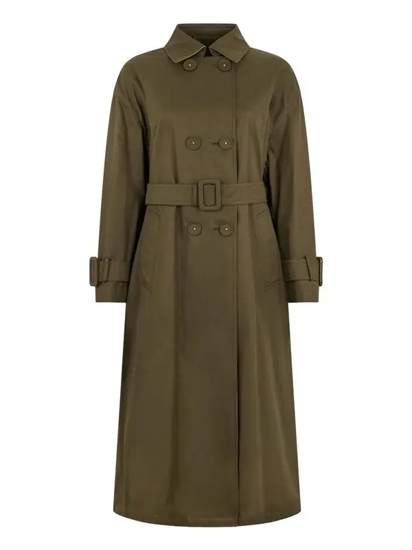 Herno Cotton Trench Coat - Green