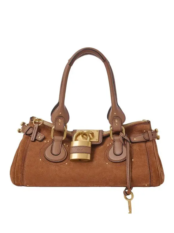 Chloé Paddington Suede Bag - Multicolor