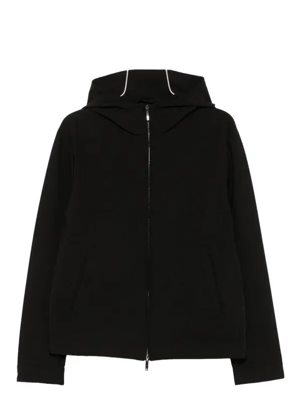 Emporio Armani Zip-up Blouson Jacket - Black